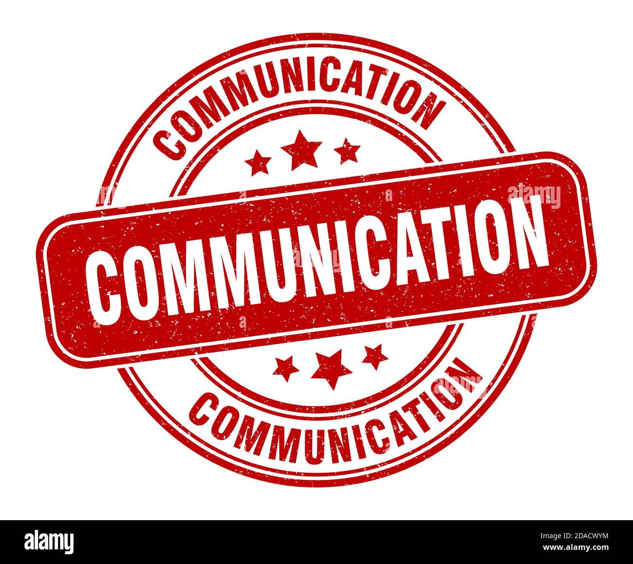 communication stamp. communication sign. round grunge label Stock ...