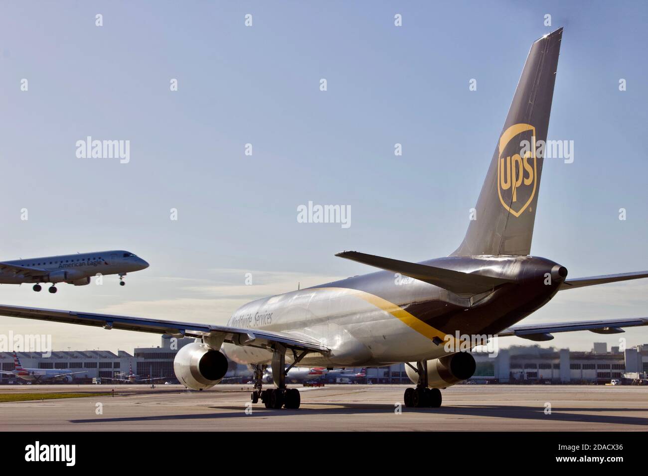 1/25/2020 Miami FL-UPS cargo aircraft on taxiway at Miami International ...