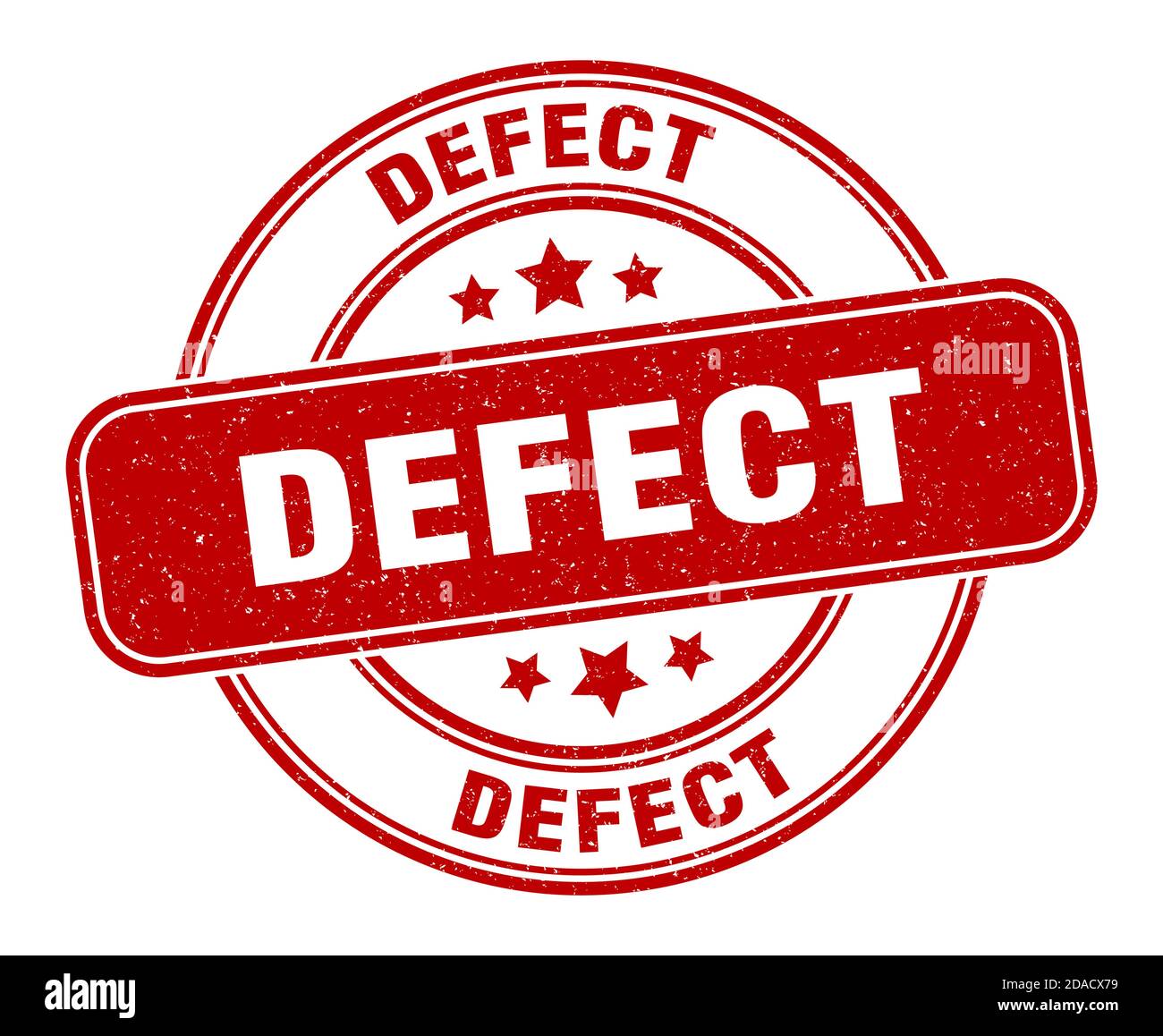 defect stamp. defect sign. round grunge label Stock Vector Image & Art ...