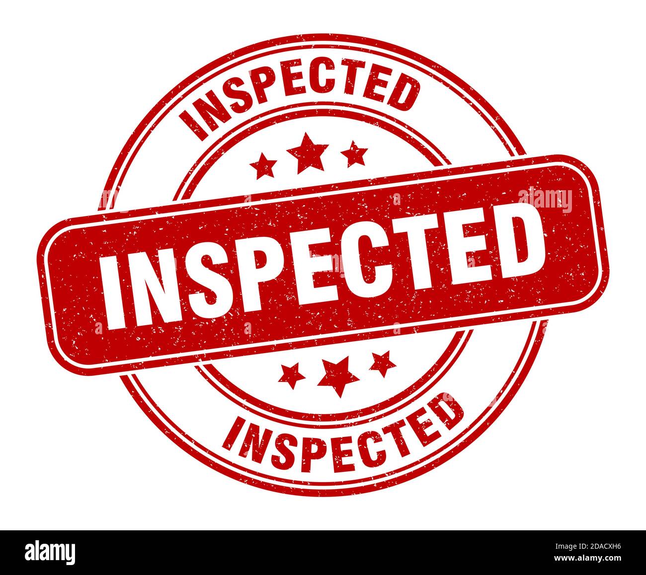 Inspected rubber stamp hi-res stock photography and images - Alamy