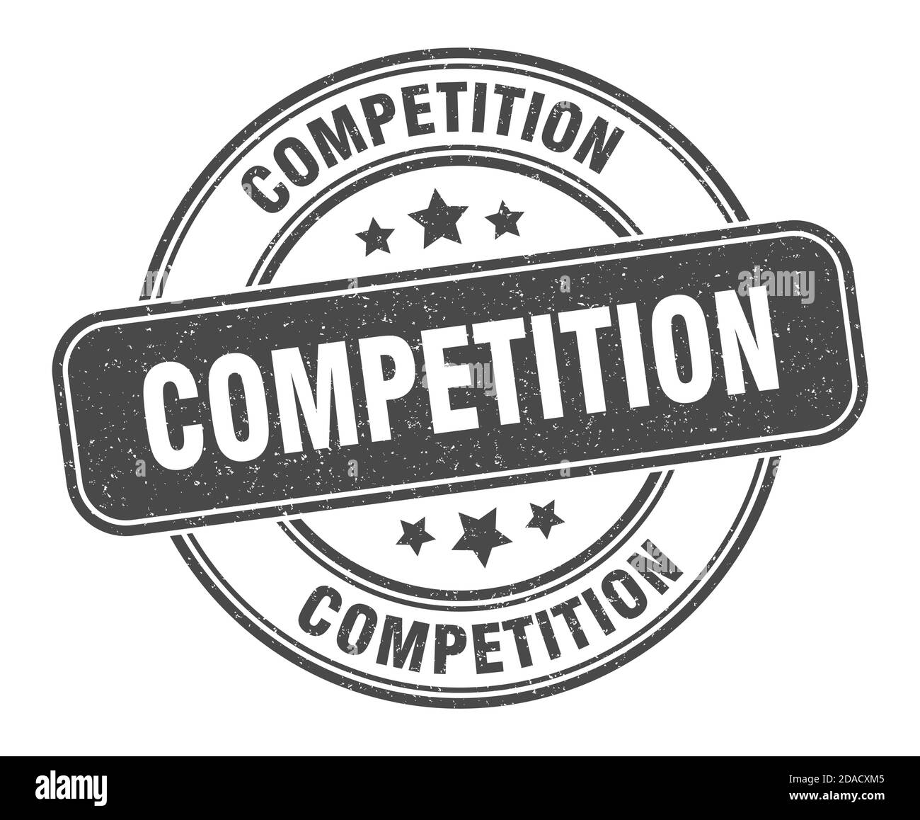 competition stamp. competition sign. round grunge label Stock Vector ...