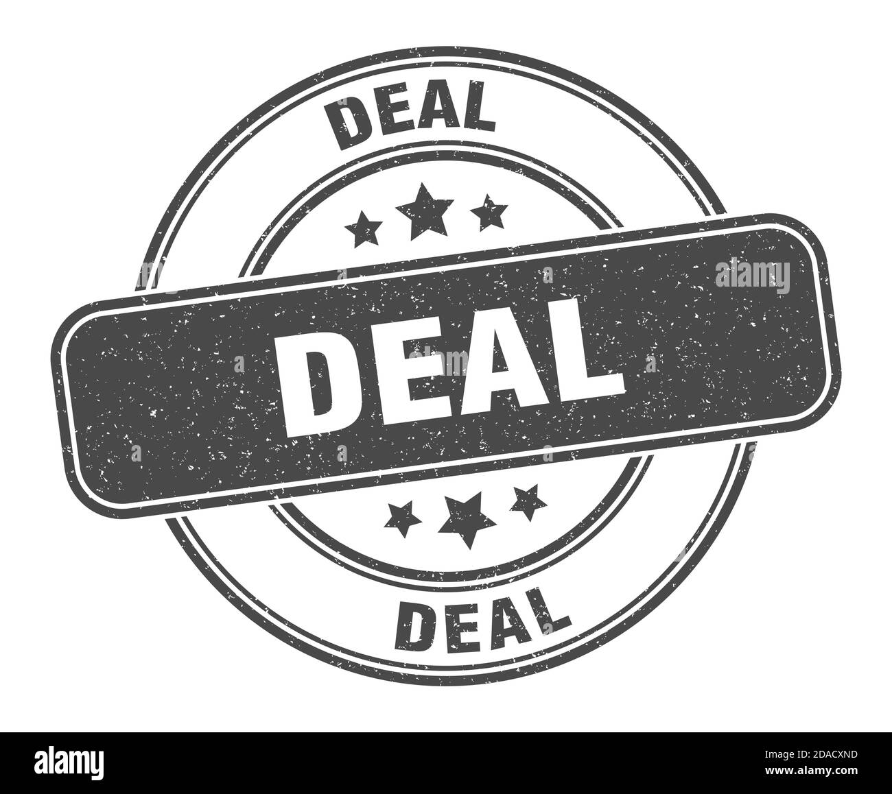deal stamp. deal sign. round grunge label Stock Vector Image & Art - Alamy