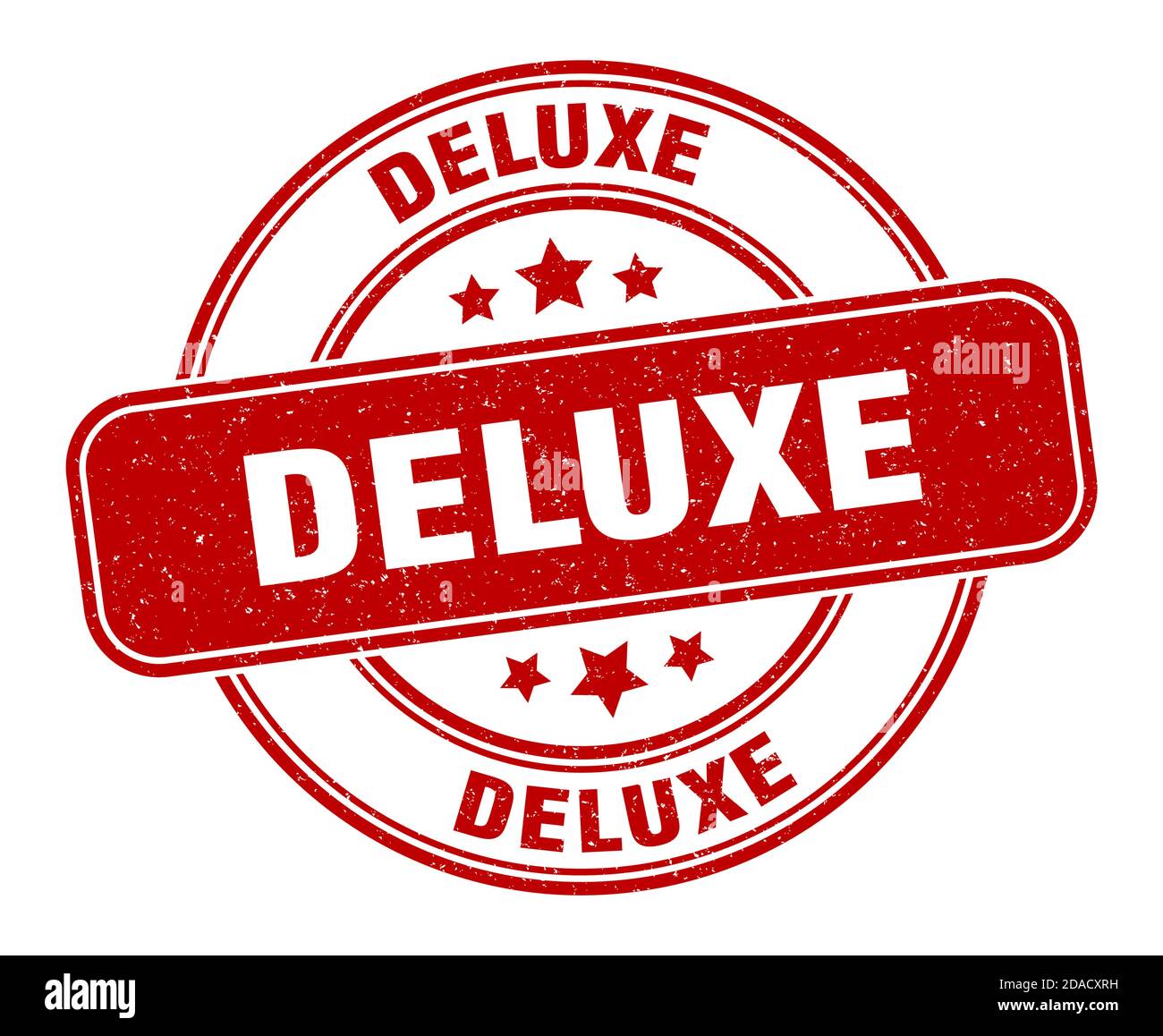 deluxe stamp. deluxe sign. round grunge label Stock Vector Image & Art ...