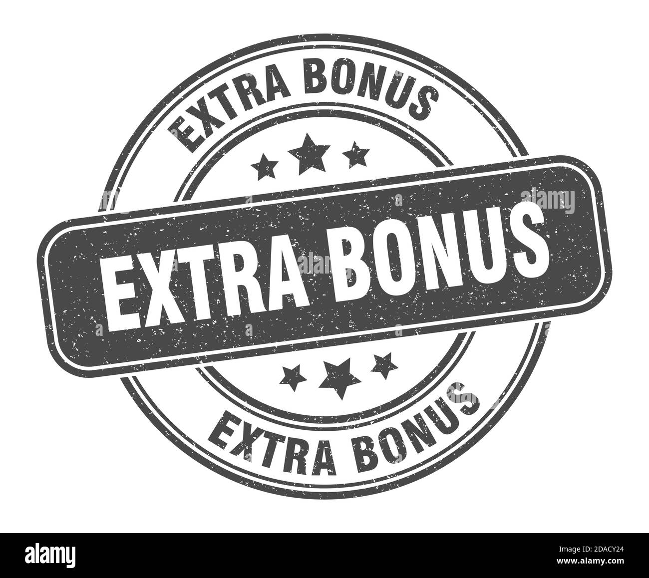 extra bonus stamp. extra bonus sign. round grunge label Stock Vector ...