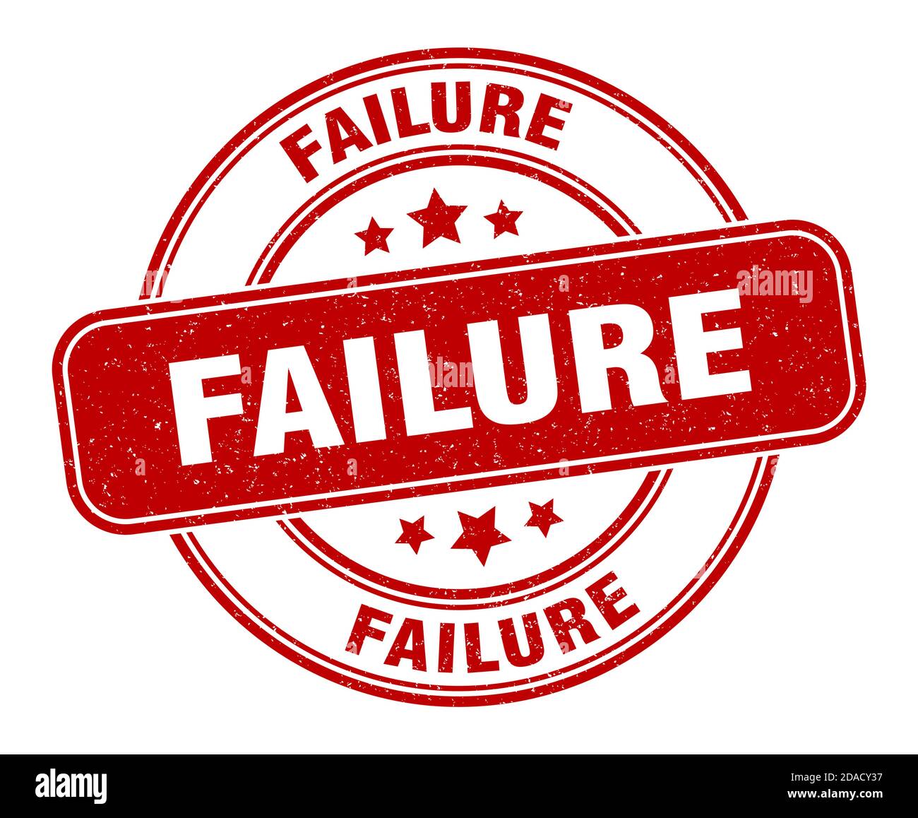 failure stamp. failure sign. round grunge label Stock Vector Image ...