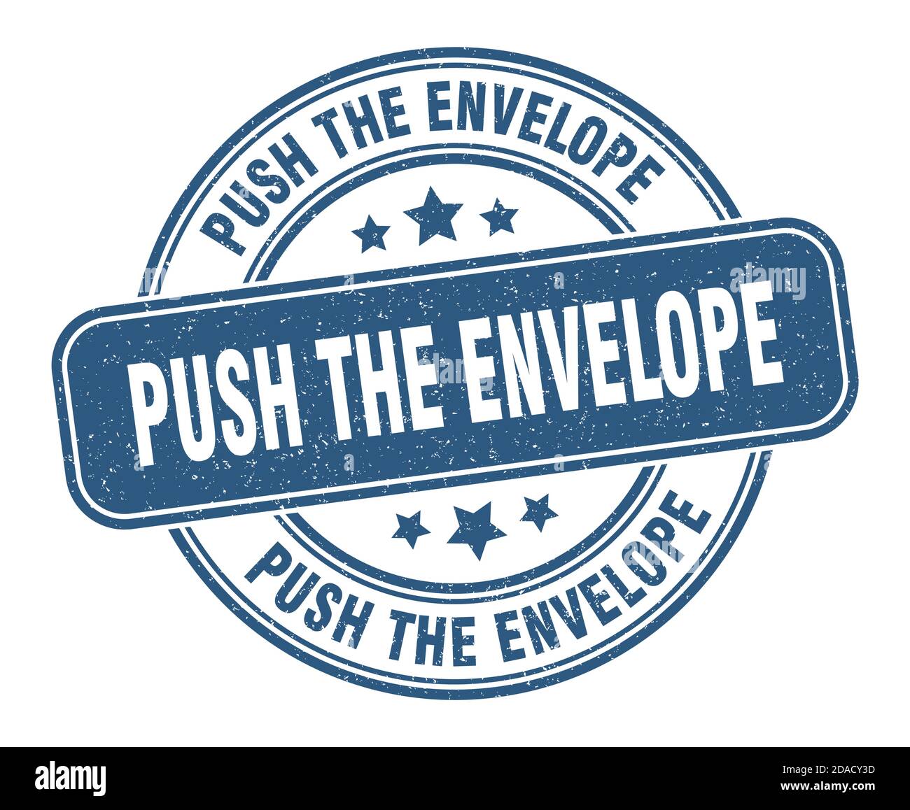 push the envelope stamp. push the envelope sign. round grunge label ...