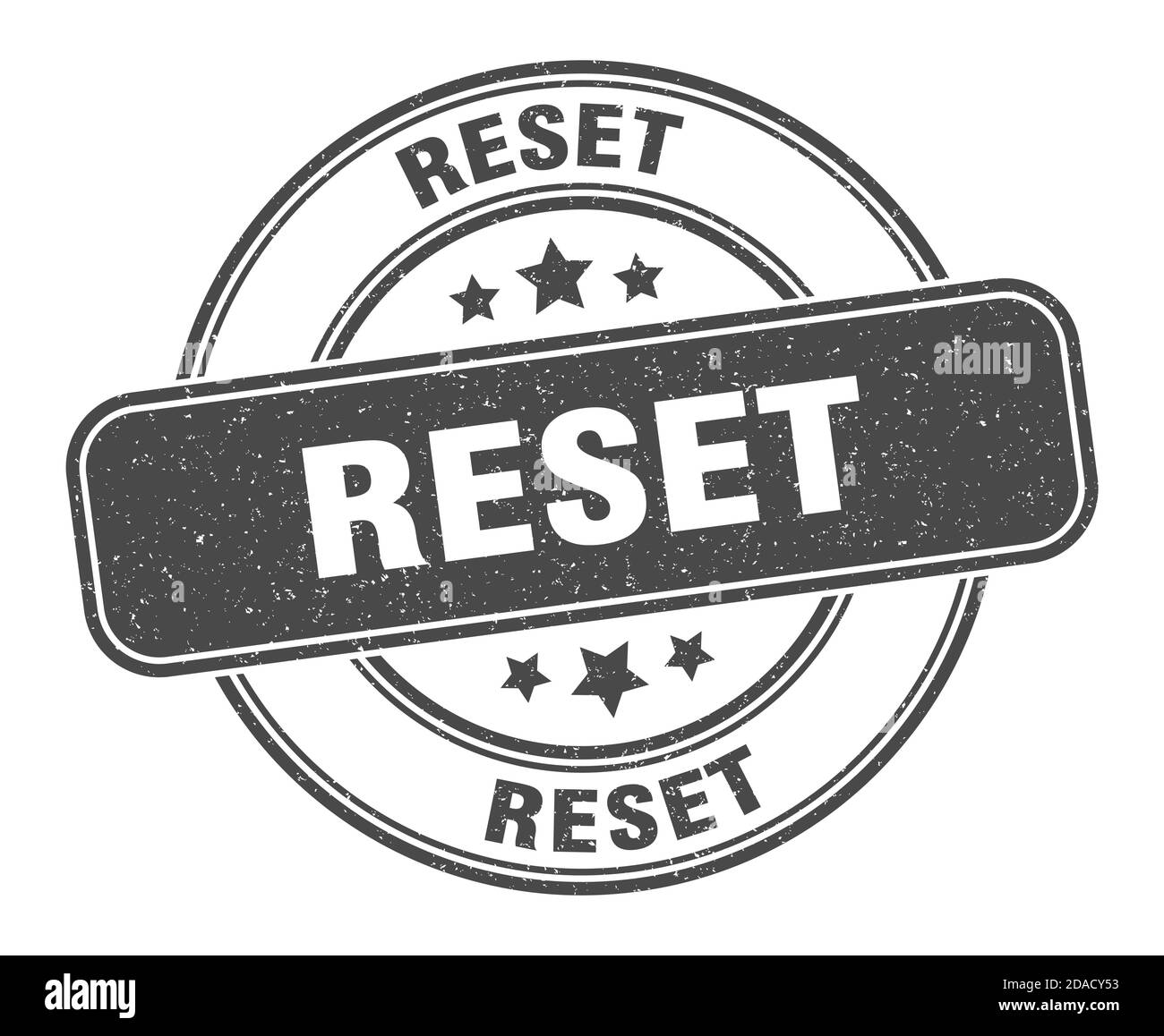 Reset stamp hi-res stock photography and images - Alamy