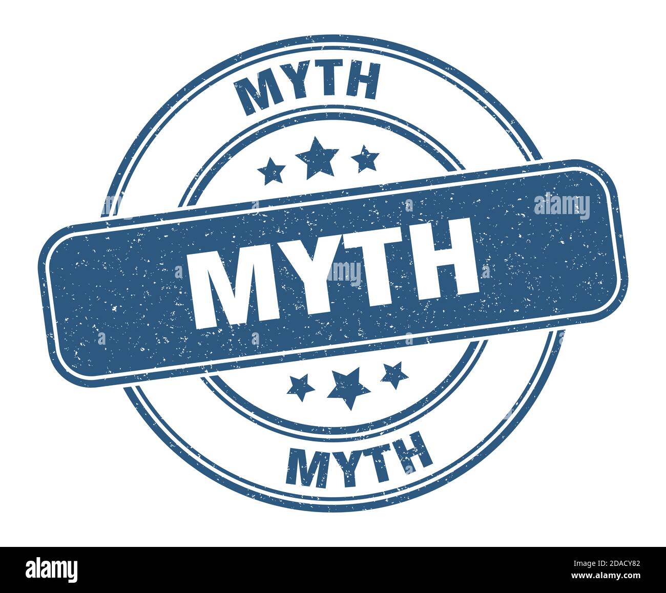 myth stamp. myth sign. round grunge label Stock Vector Image & Art - Alamy