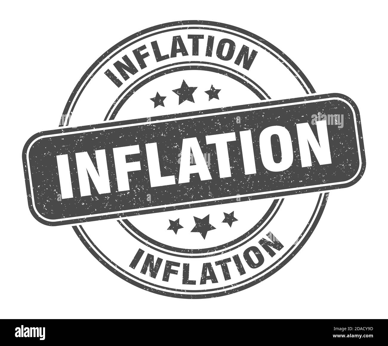 inflation stamp. inflation sign. round grunge label Stock Vector Image ...