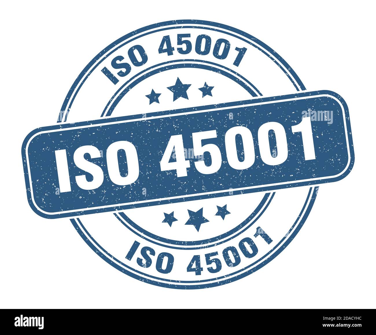 iso 45001 stamp. iso 45001 sign. round grunge label Stock Vector Image ...