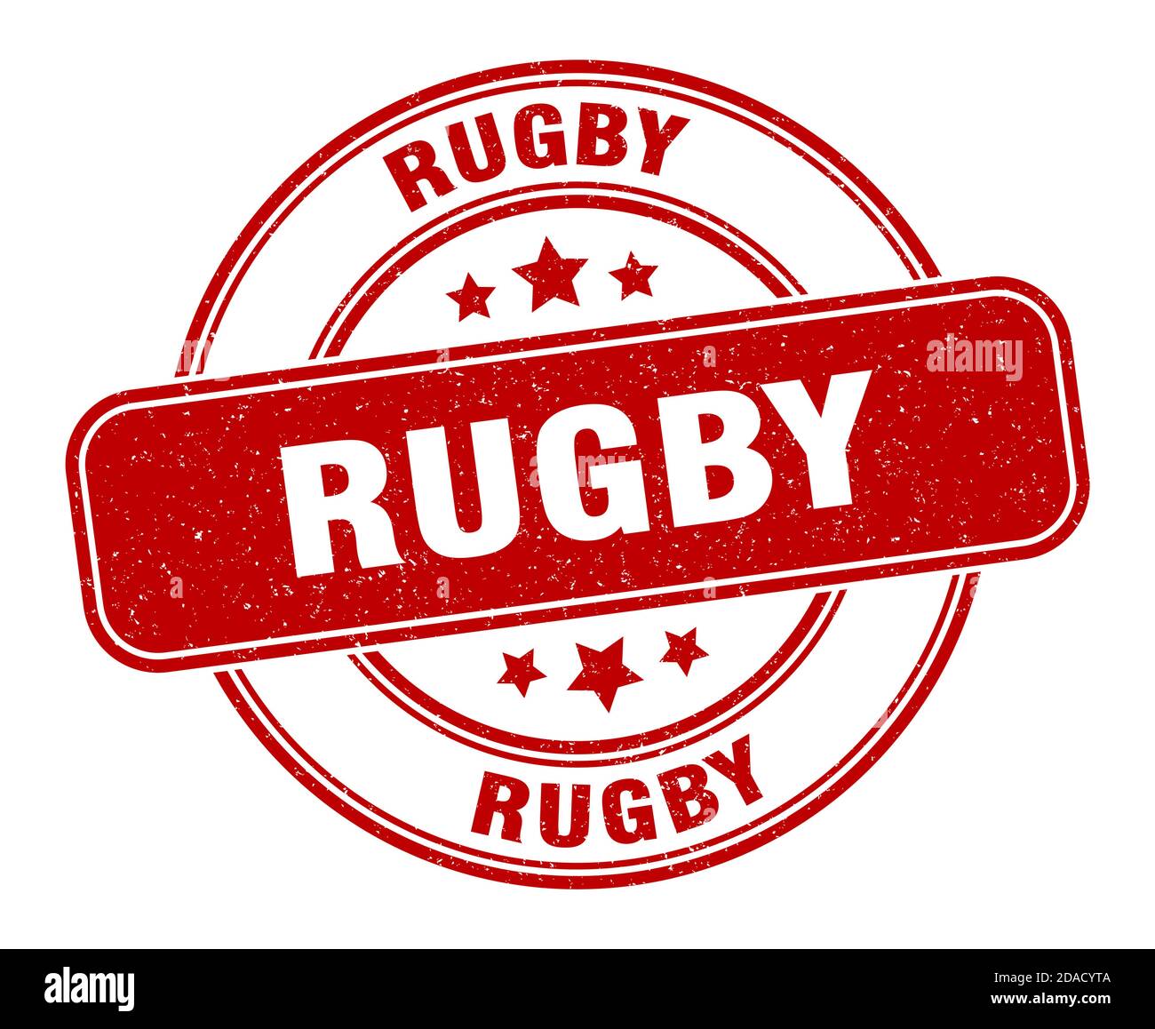 rugby stamp. rugby sign. round grunge label Stock Vector Image & Art ...