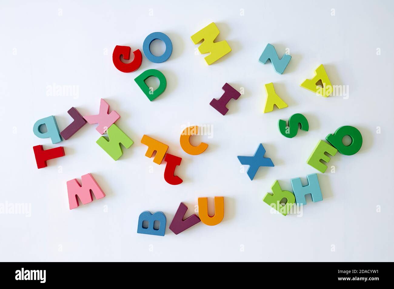 A studio photo alphabet letters Stock Photo - Alamy