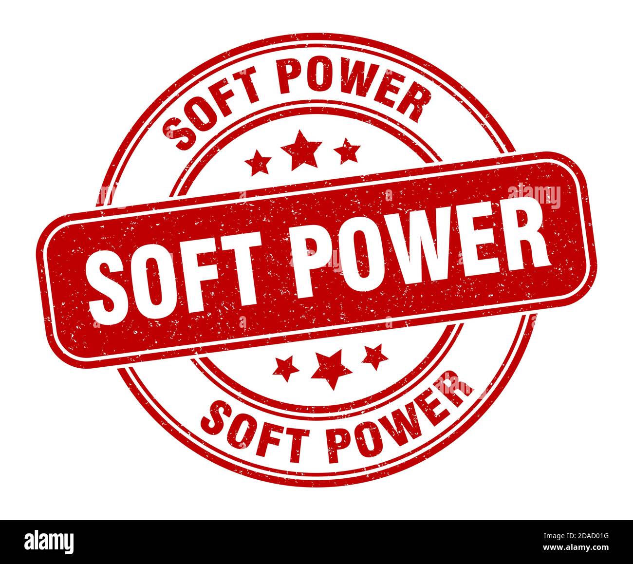 soft power stamp. soft power sign. round grunge label Stock Vector ...