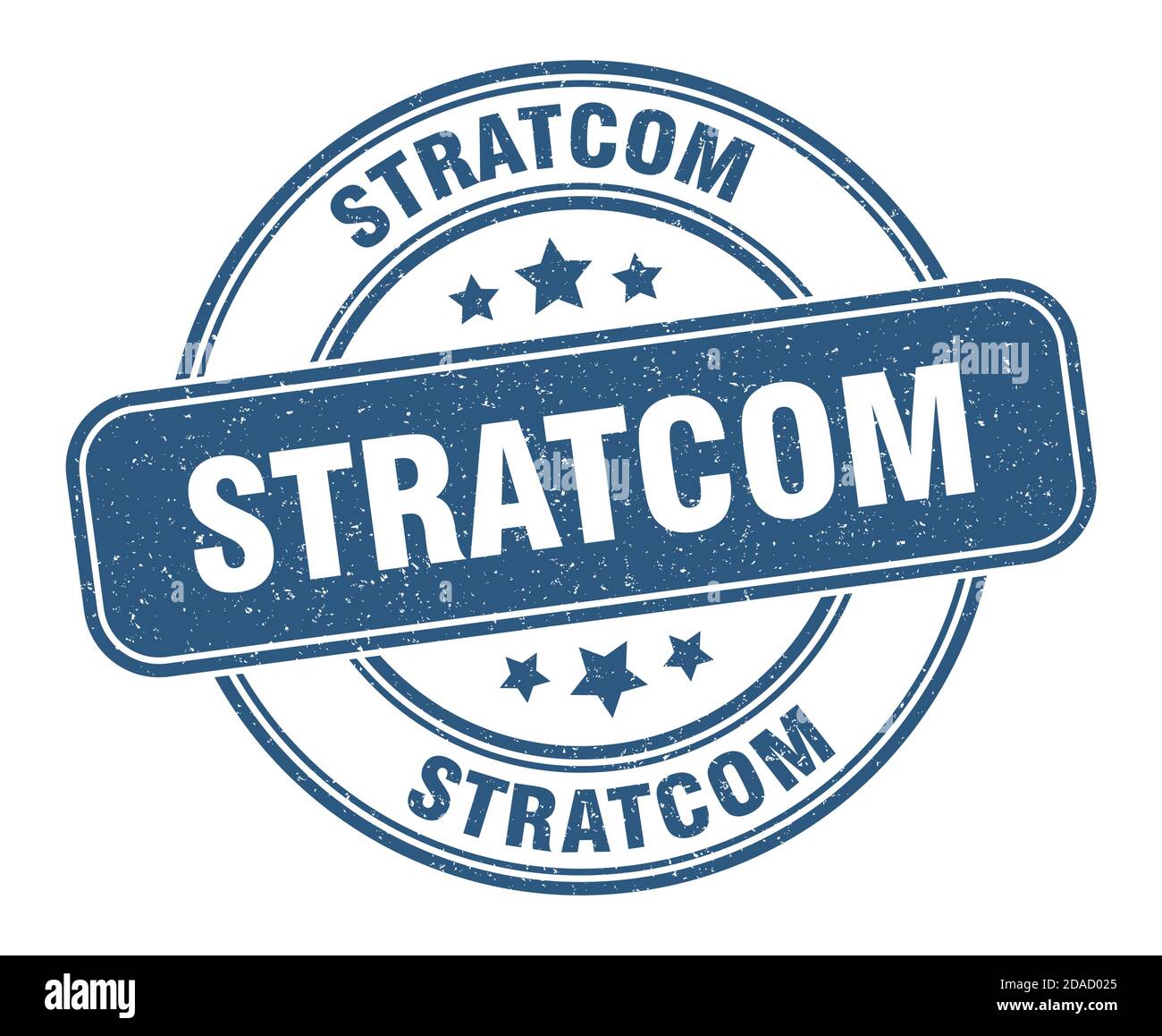 stratcom stamp. stratcom sign. round grunge label Stock Vector Image ...