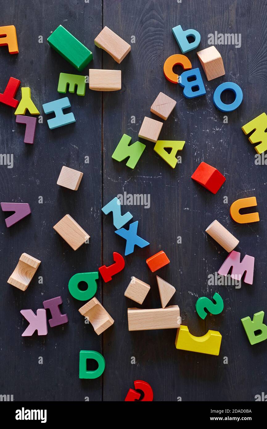 A studio photo alphabet letters Stock Photo - Alamy