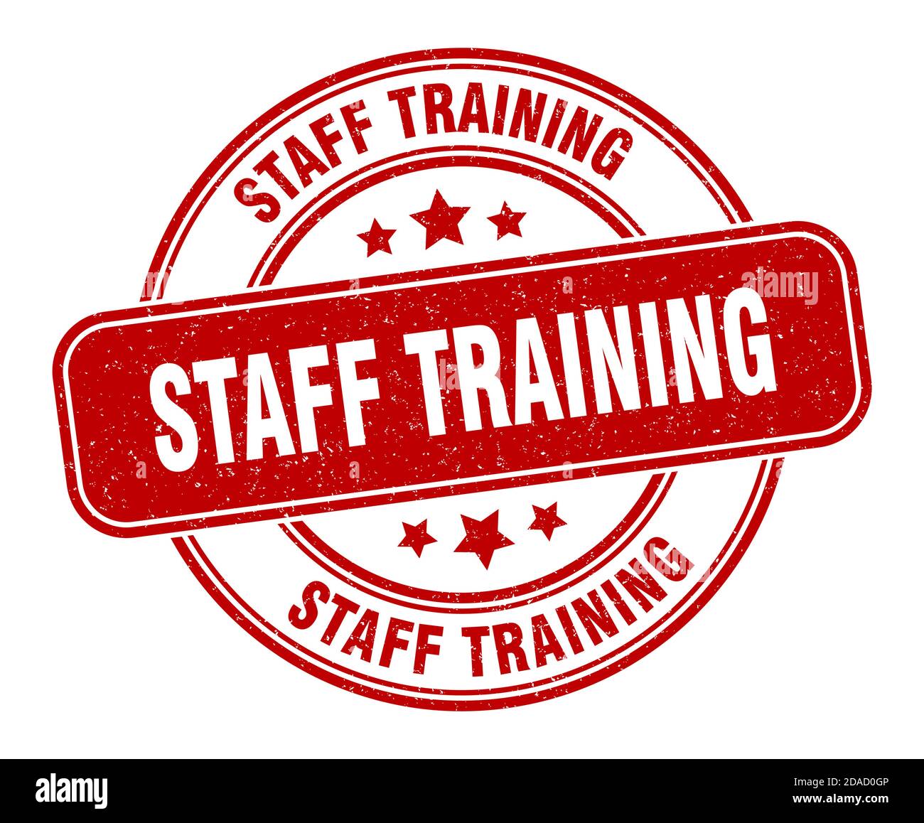 staff training stamp. staff training sign. round grunge label Stock ...