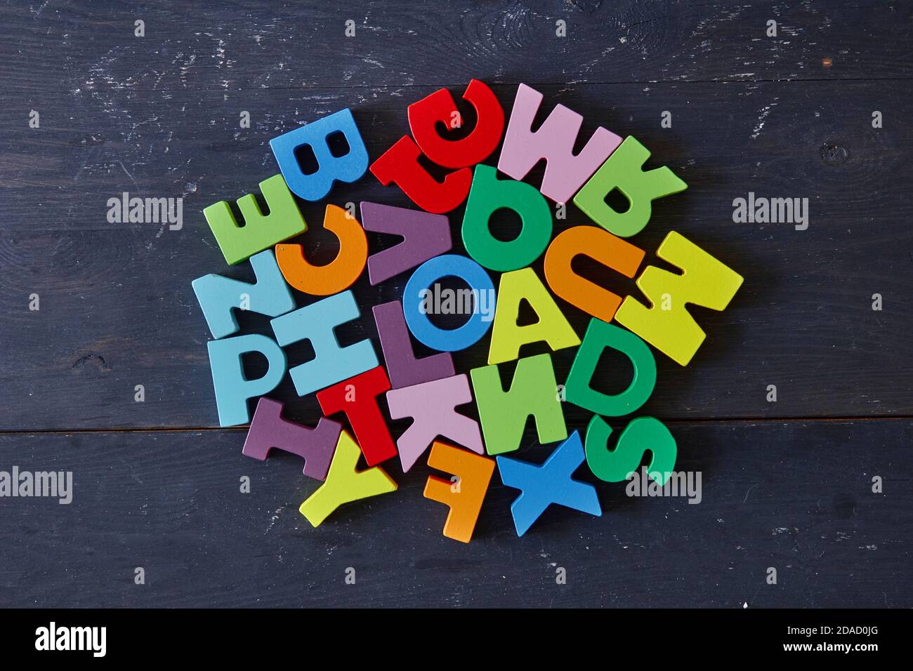 A studio photo alphabet letters Stock Photo - Alamy