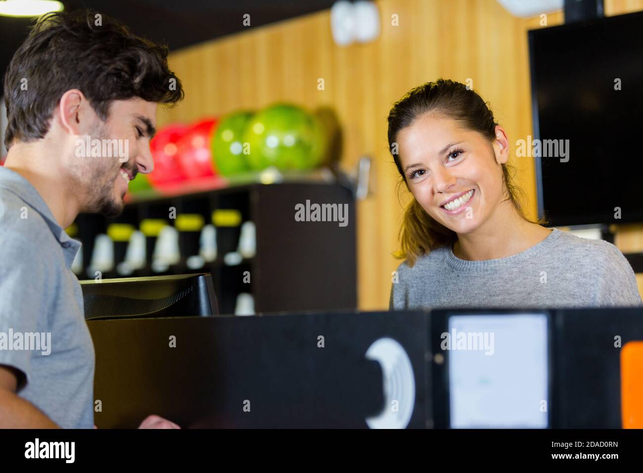 Recreation center front desk hi-res stock photography and images - Alamy