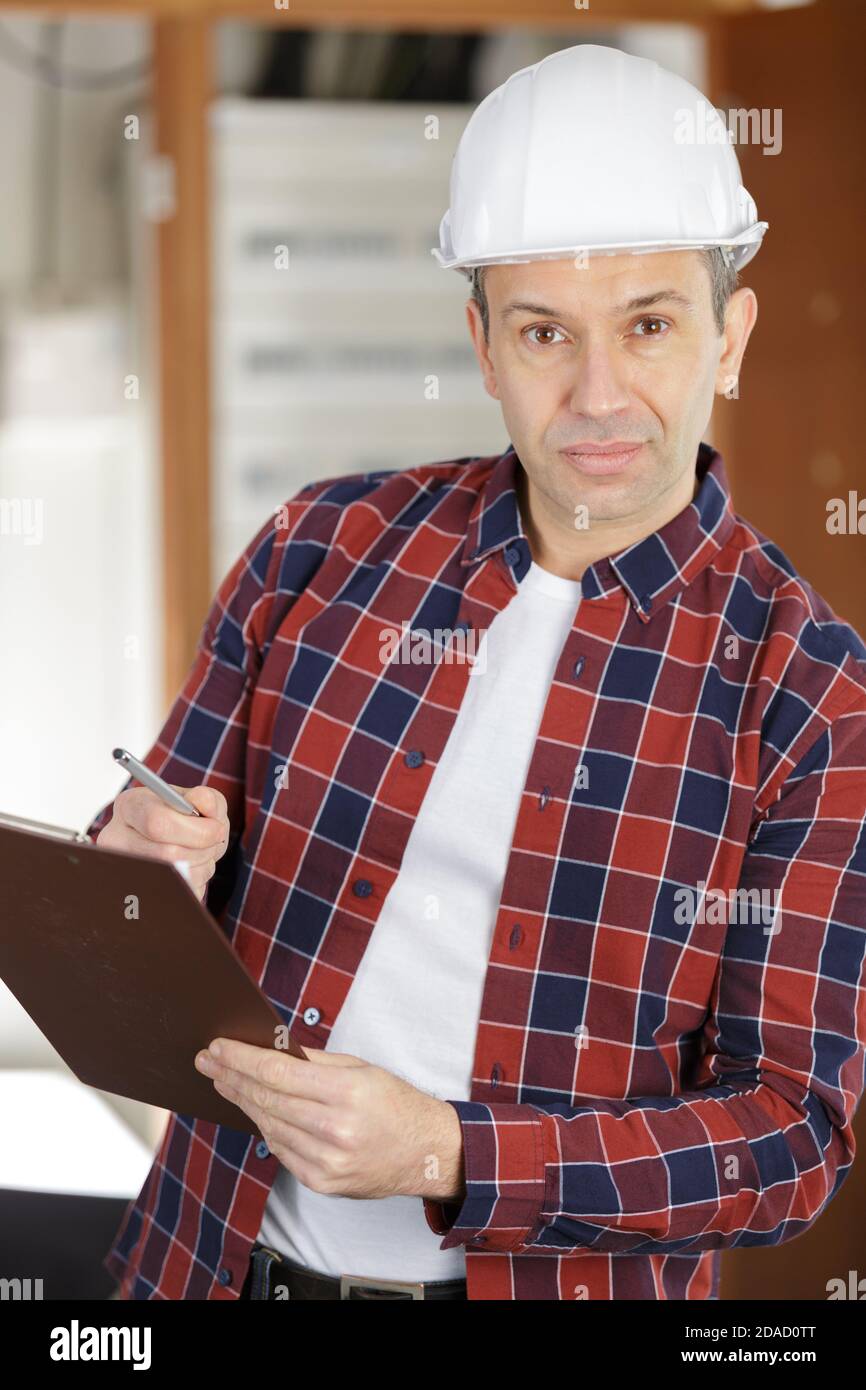 engineer man looking at camera Stock Photo - Alamy