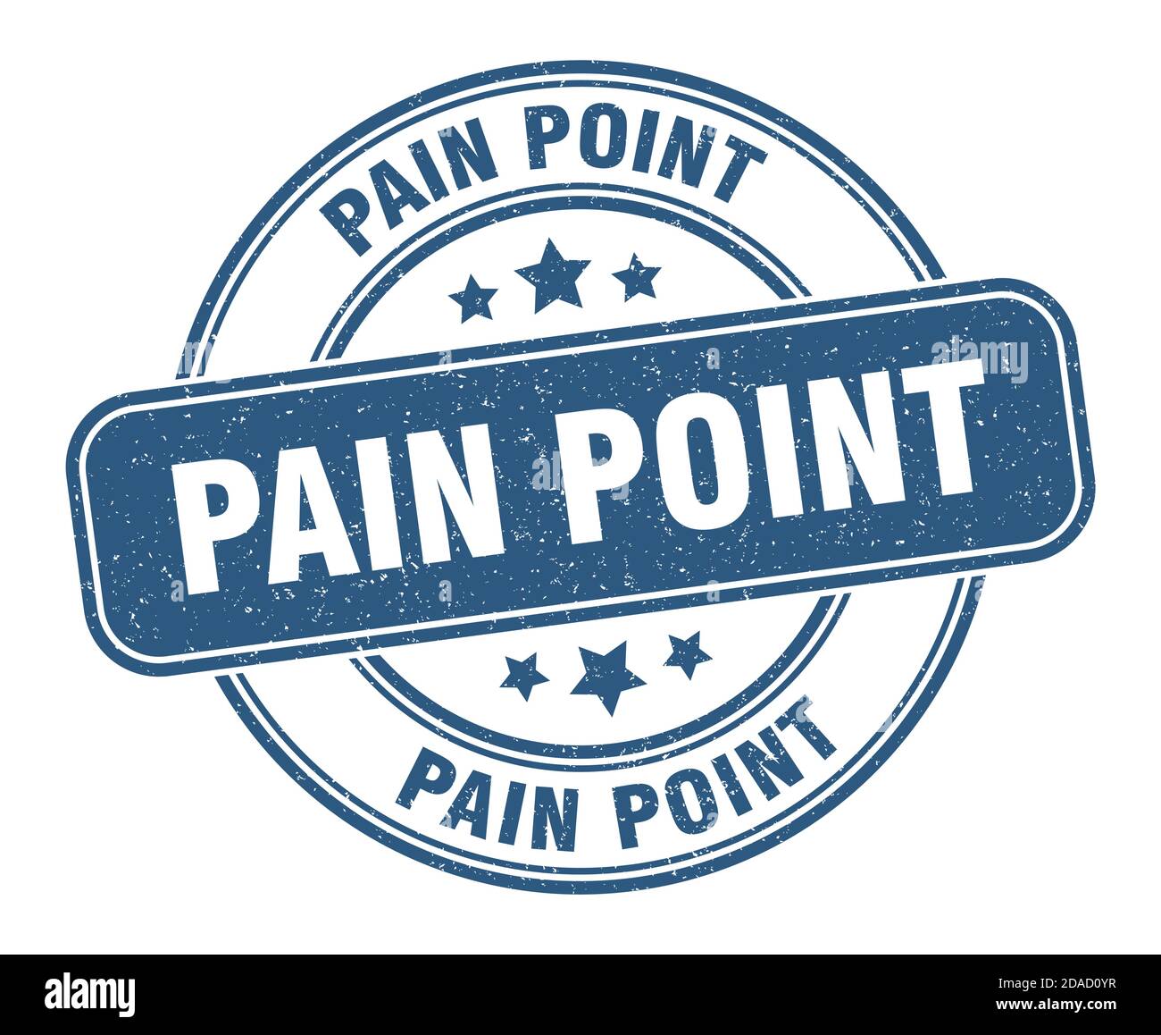 pain point stamp. pain point sign. round grunge label Stock Vector ...