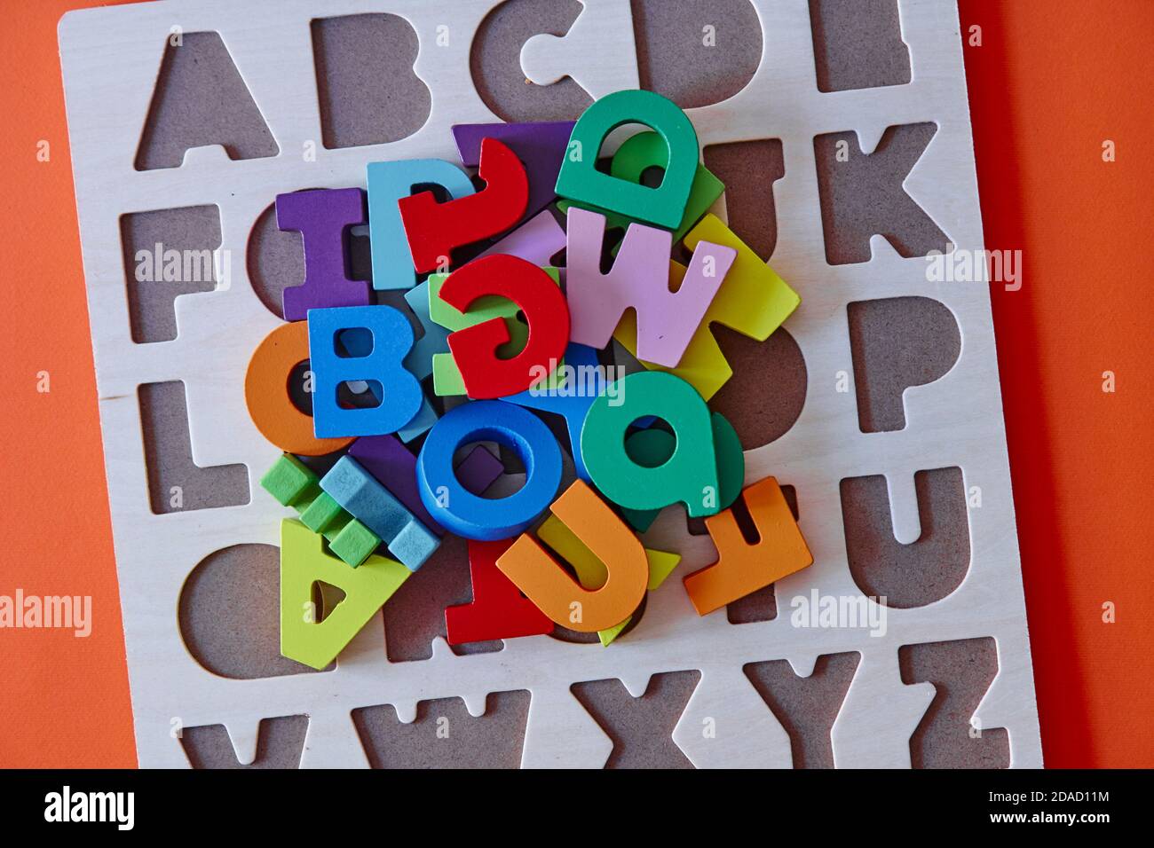 A studio photo alphabet letters Stock Photo - Alamy