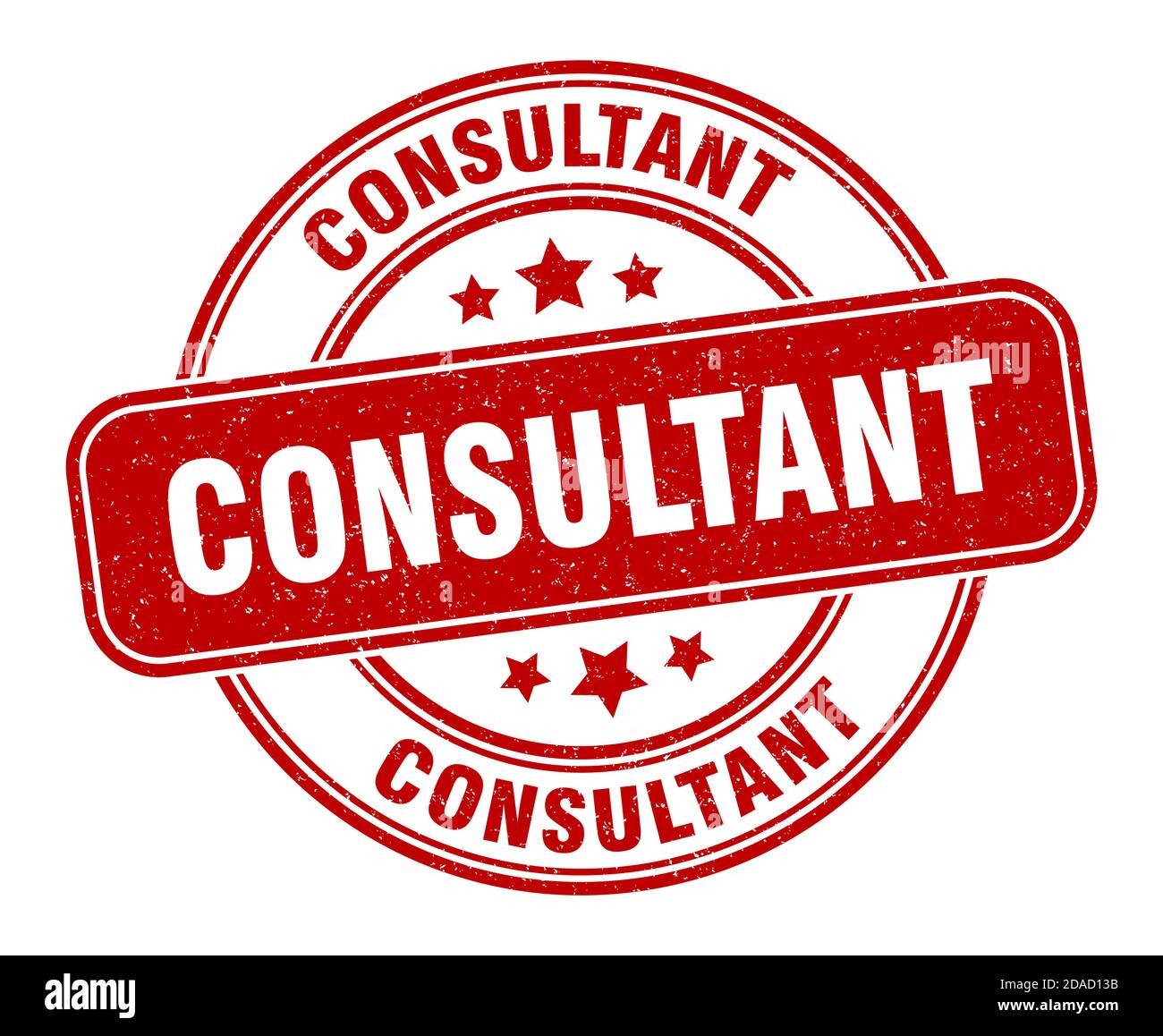 consultant stamp. consultant sign. round grunge label Stock Vector ...