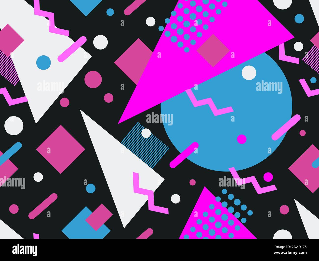 80s Pattern Background