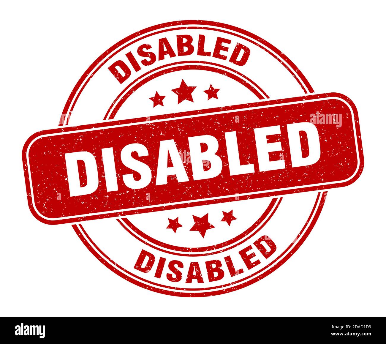 Disabled insignia Stock Vector Images - Alamy