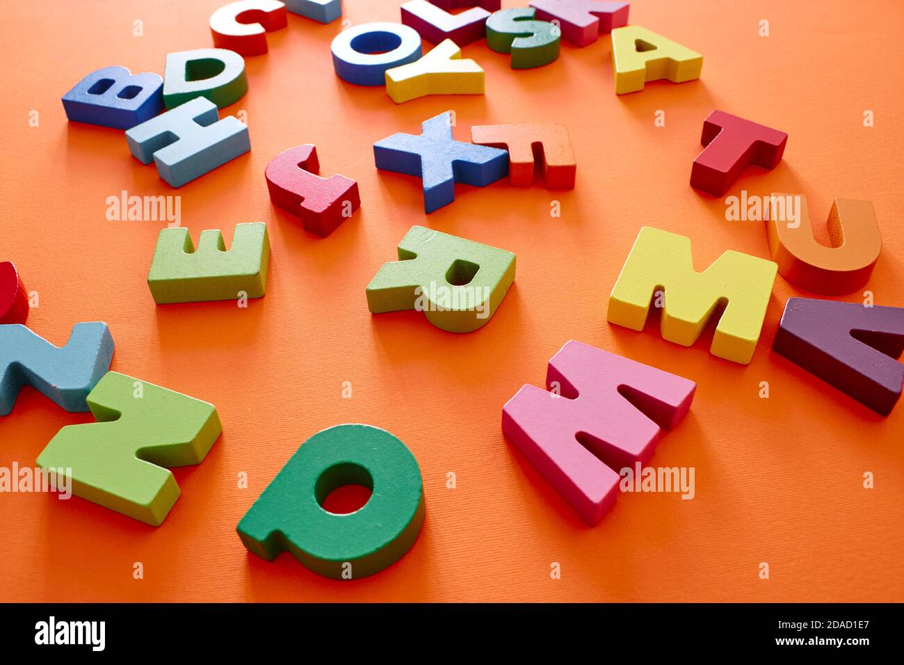 A studio photo alphabet letters Stock Photo - Alamy