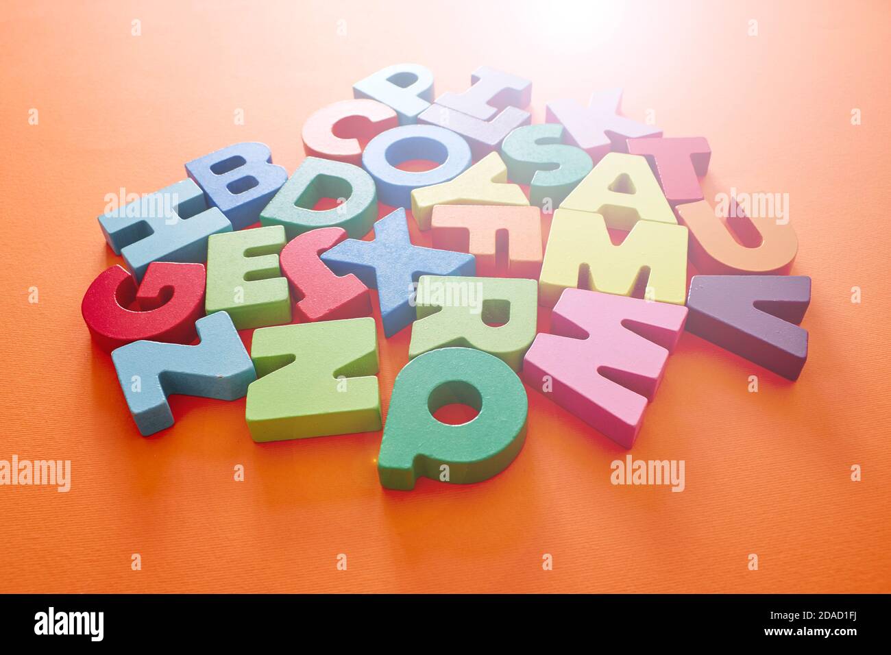 A studio photo alphabet letters Stock Photo - Alamy