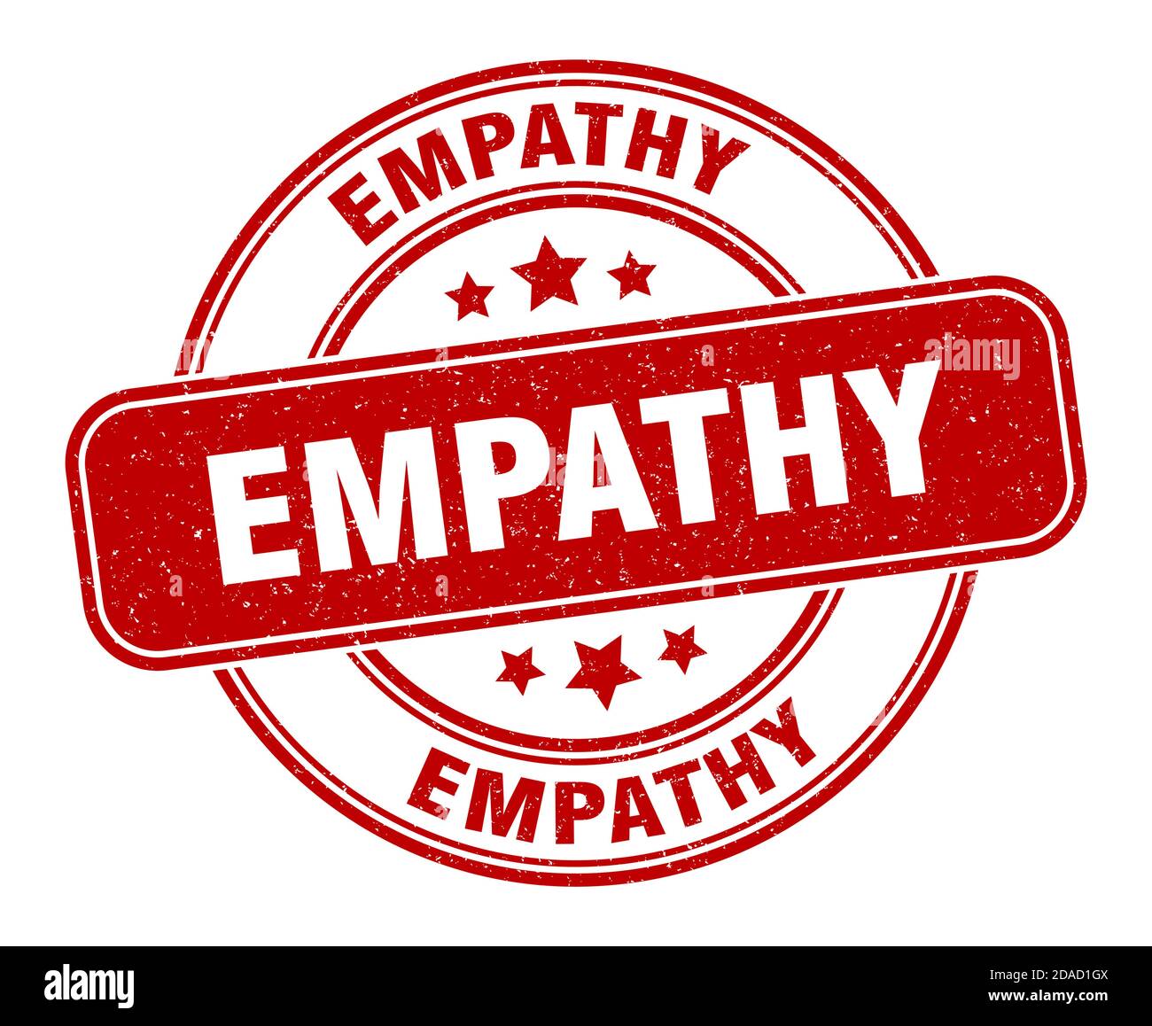 empathy stamp. empathy sign. round grunge label Stock Vector Image ...