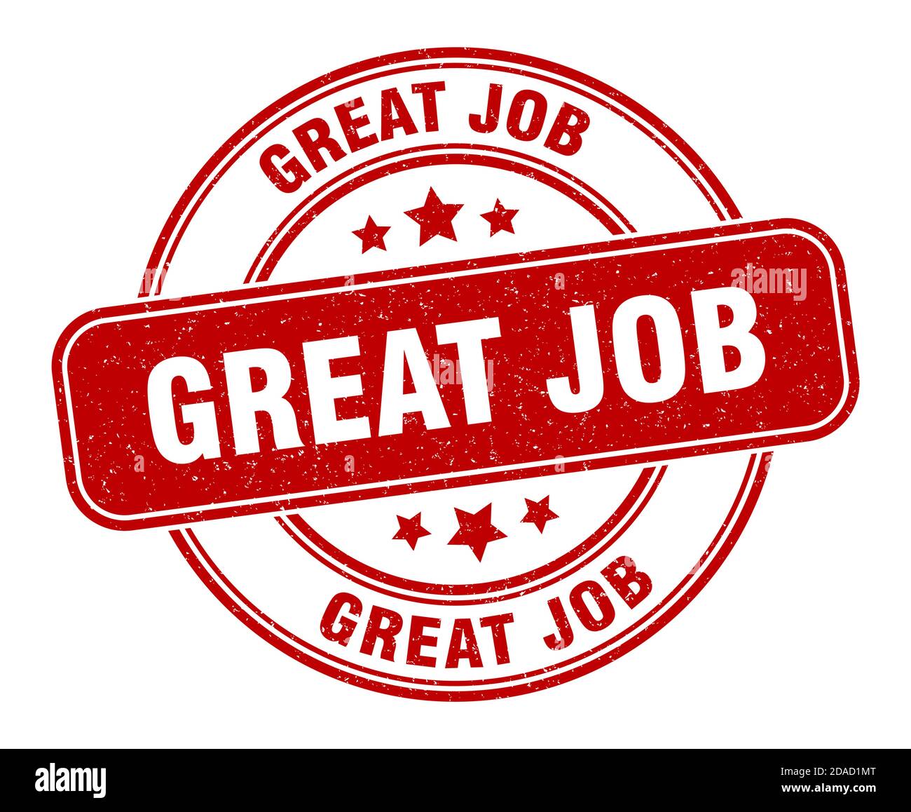 great job stamp. great job sign. round grunge label Stock Vector Image ...