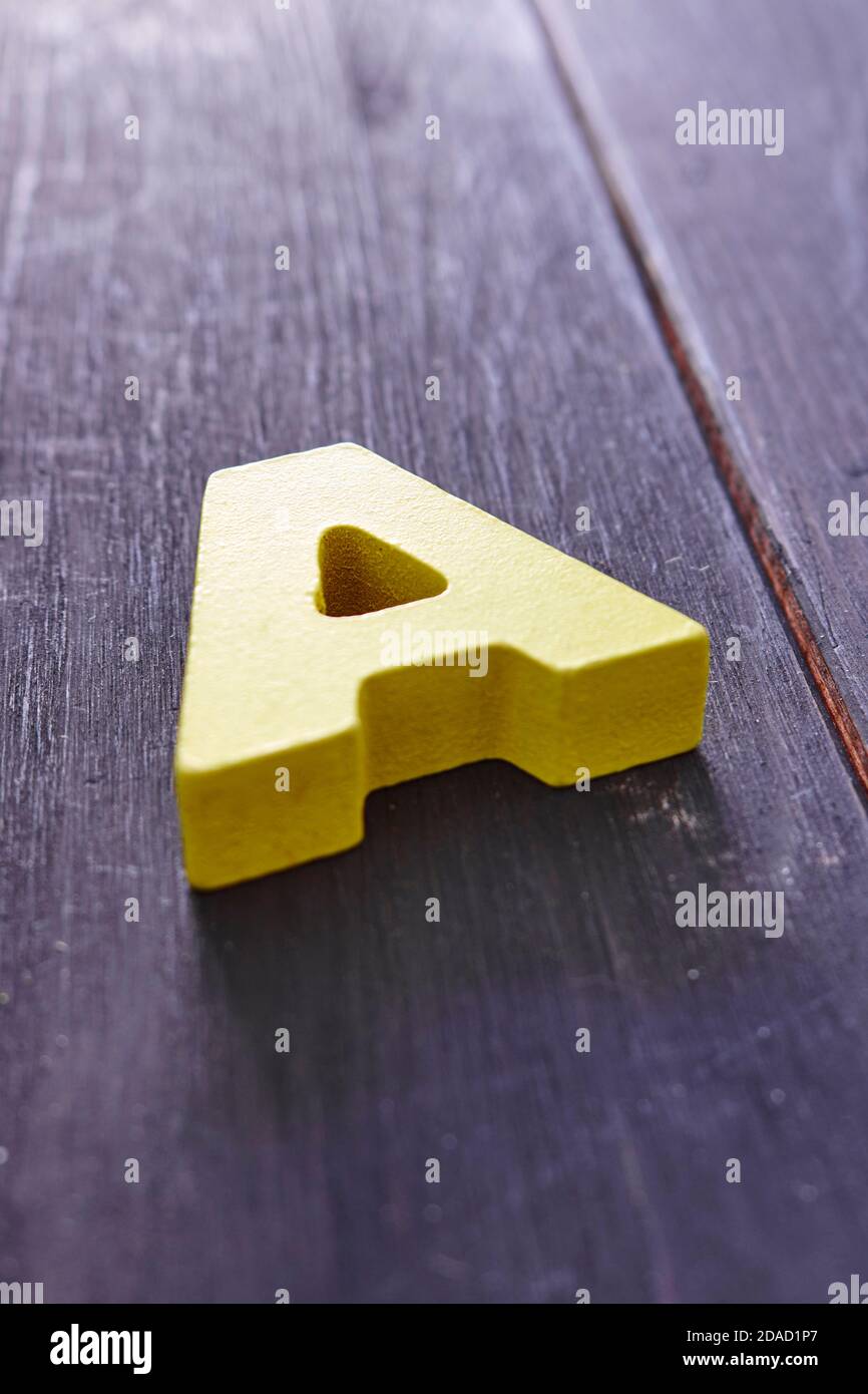 A studio photo alphabet letters Stock Photo - Alamy