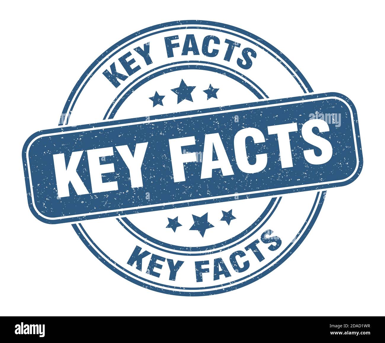 key facts stamp. key facts sign. round grunge label Stock Vector Image ...