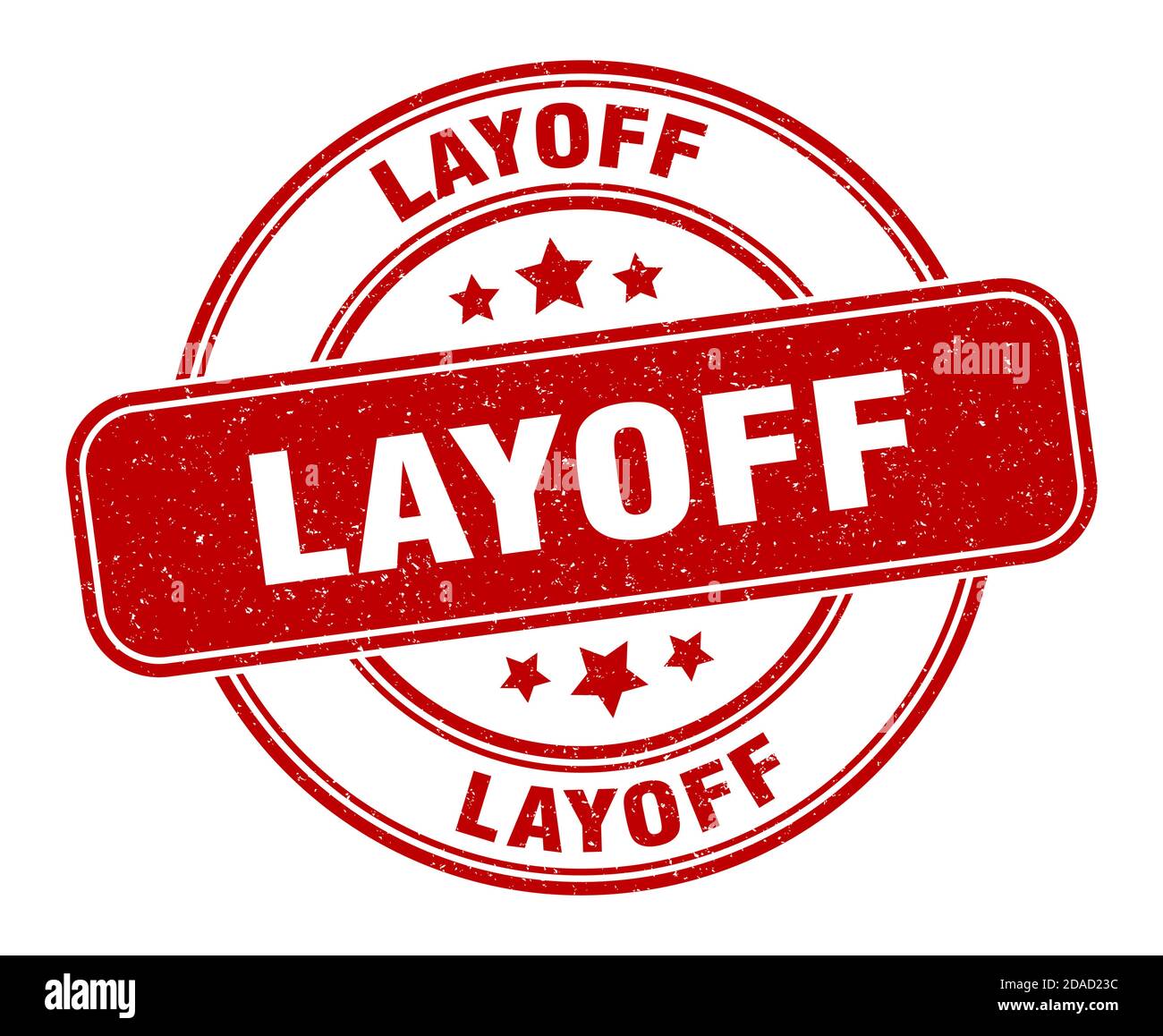 layoff stamp. layoff sign. round grunge label Stock Vector Image & Art ...