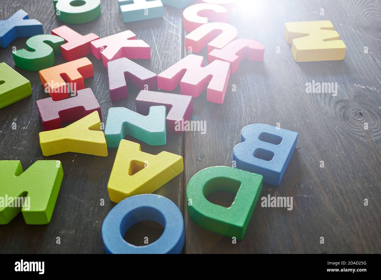 A studio photo alphabet letters Stock Photo - Alamy