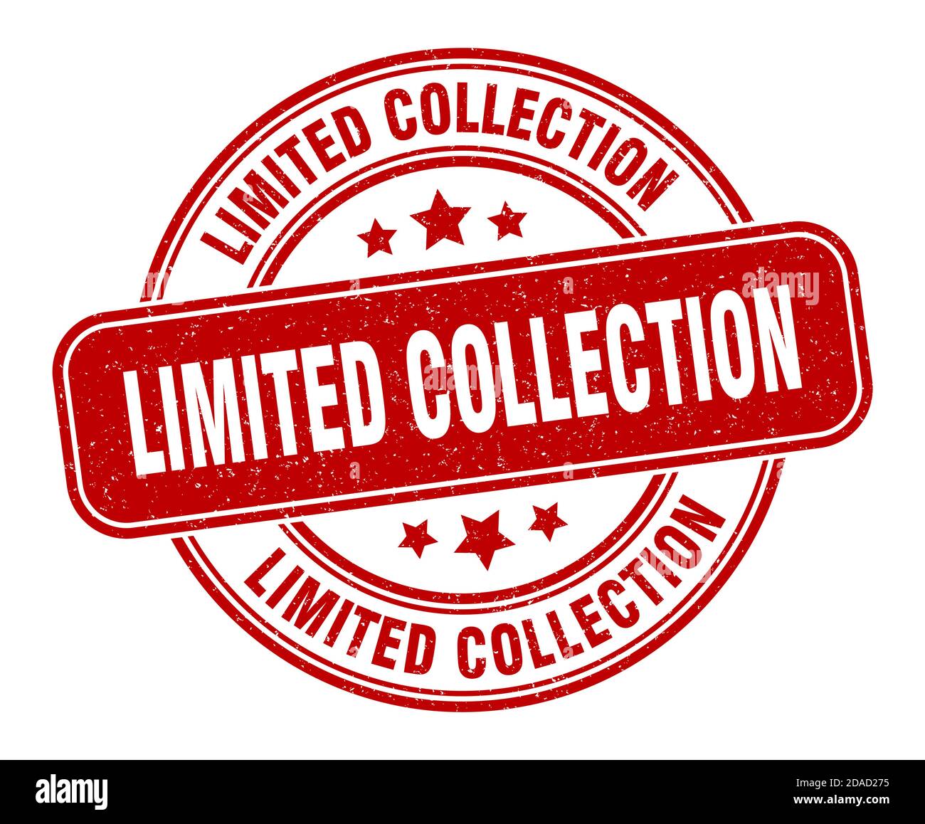 limited collection stamp. limited collection sign. round grunge label ...