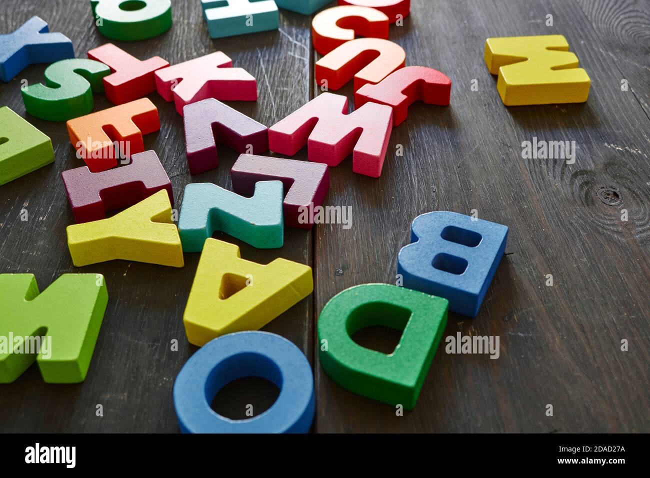 A studio photo alphabet letters Stock Photo - Alamy