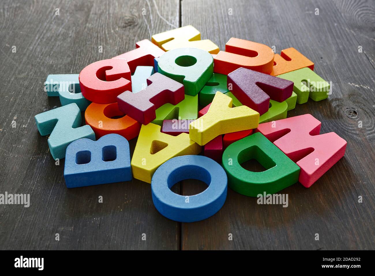 A studio photo alphabet letters Stock Photo - Alamy