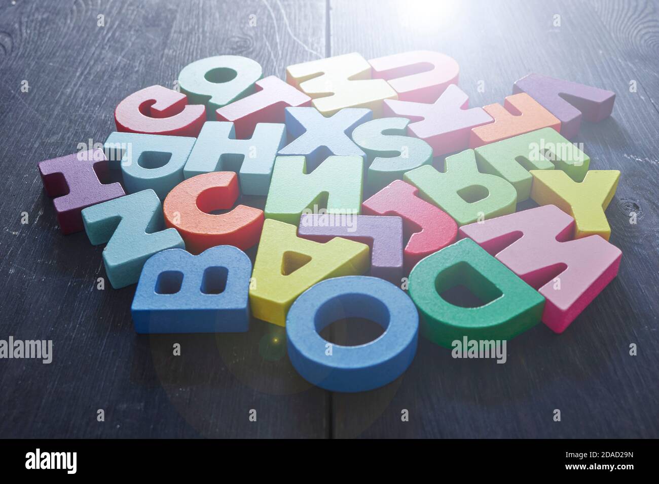A studio photo alphabet letters Stock Photo - Alamy