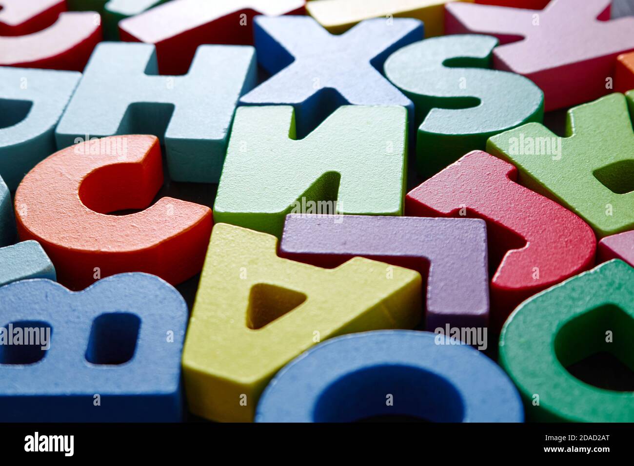 A studio photo alphabet letters Stock Photo - Alamy