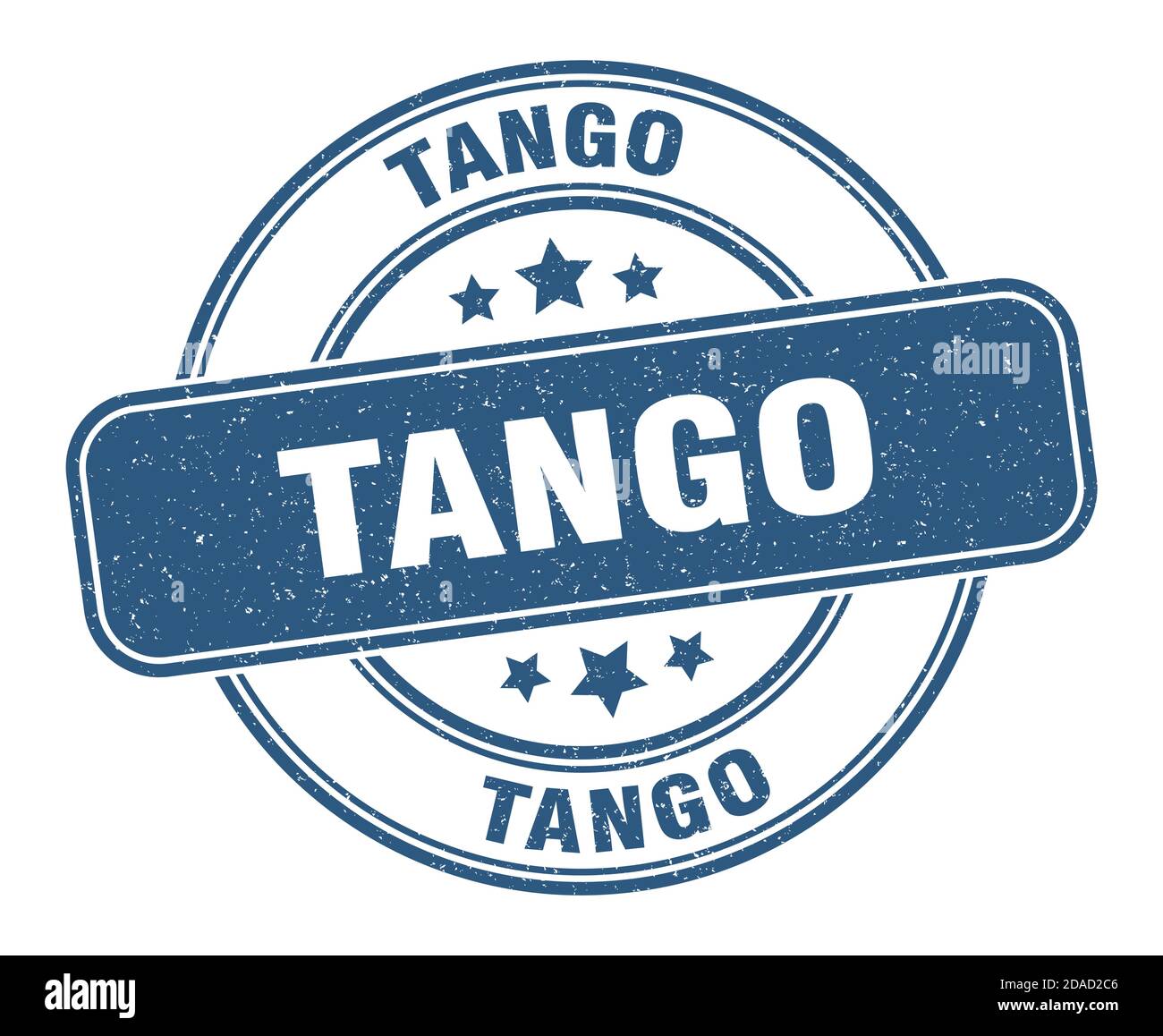 tango stamp. tango sign. round grunge label Stock Vector Image & Art ...