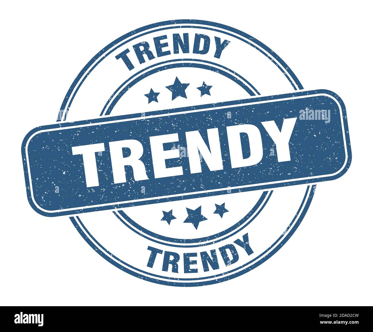 trendy stamp. trendy sign. round grunge label Stock Vector Image & Art ...
