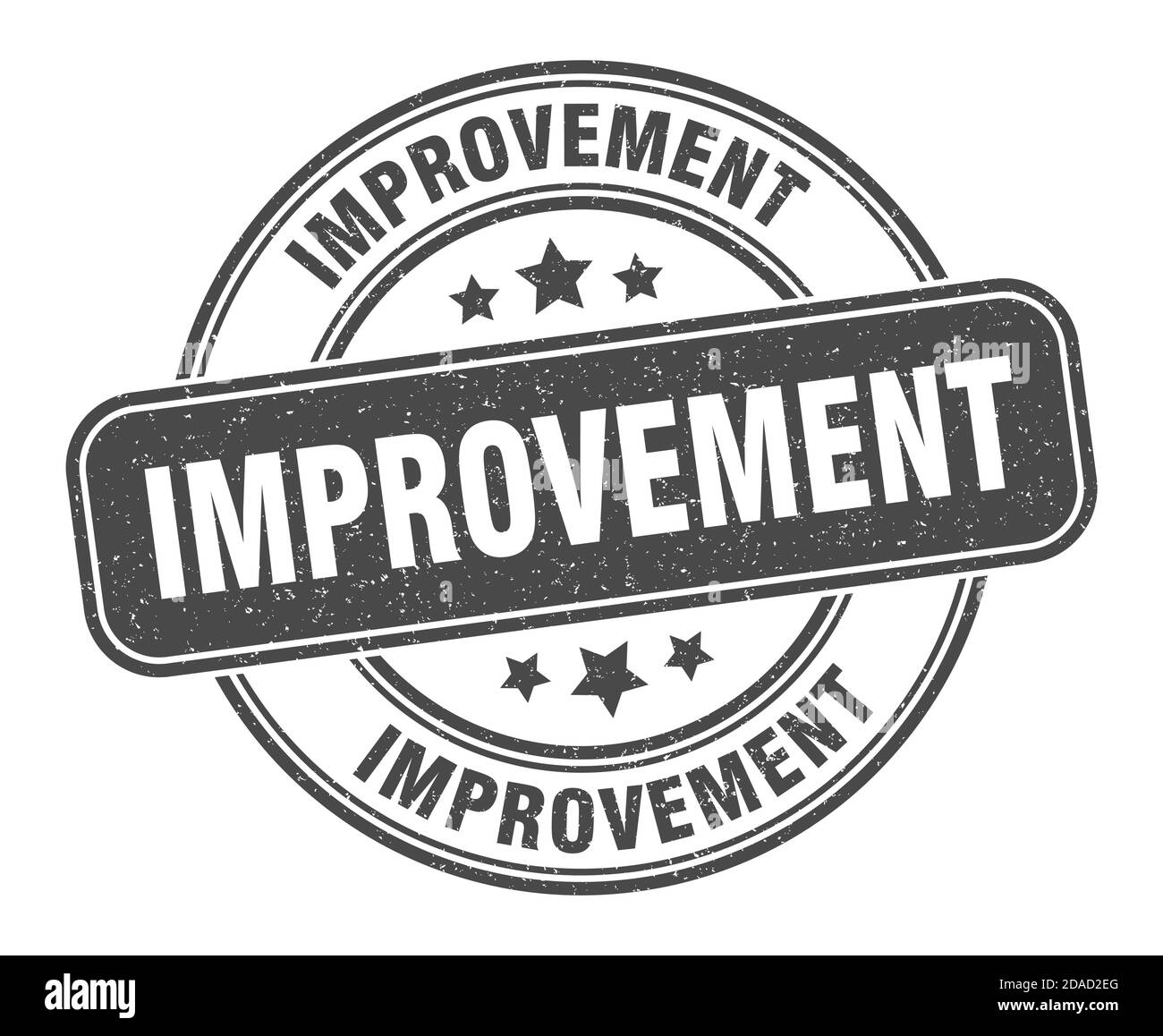 improvement stamp. improvement sign. round grunge label Stock Vector ...