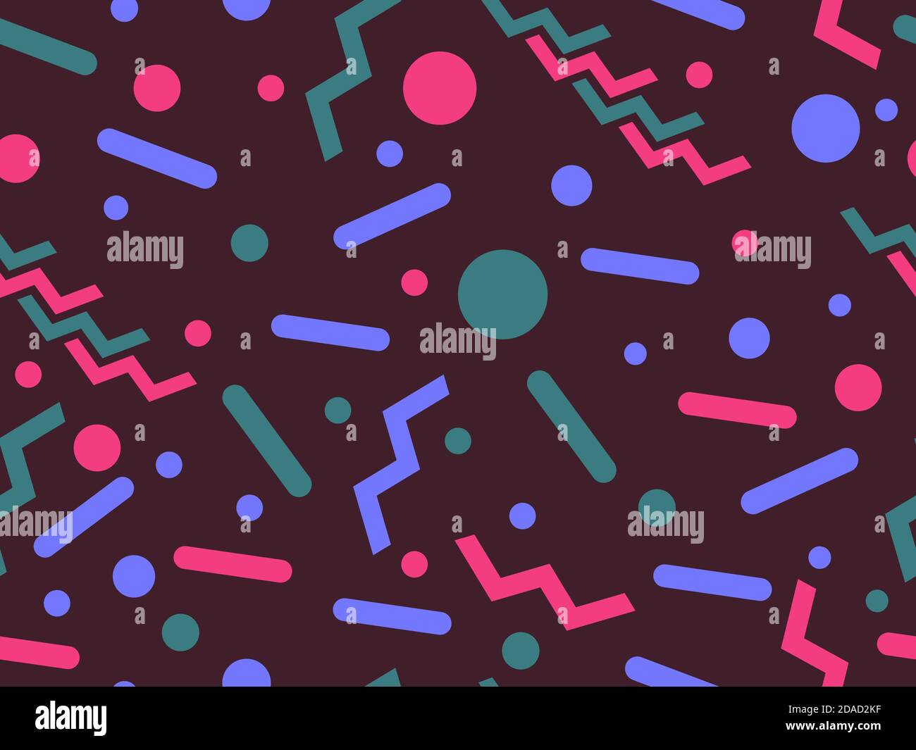 1980s vector geometric shapes hi-res stock photography and images - Alamy