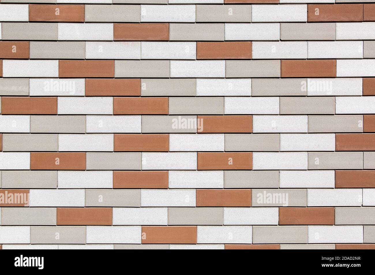 brickwork from multi colored bricks texture of the wall design of the ...