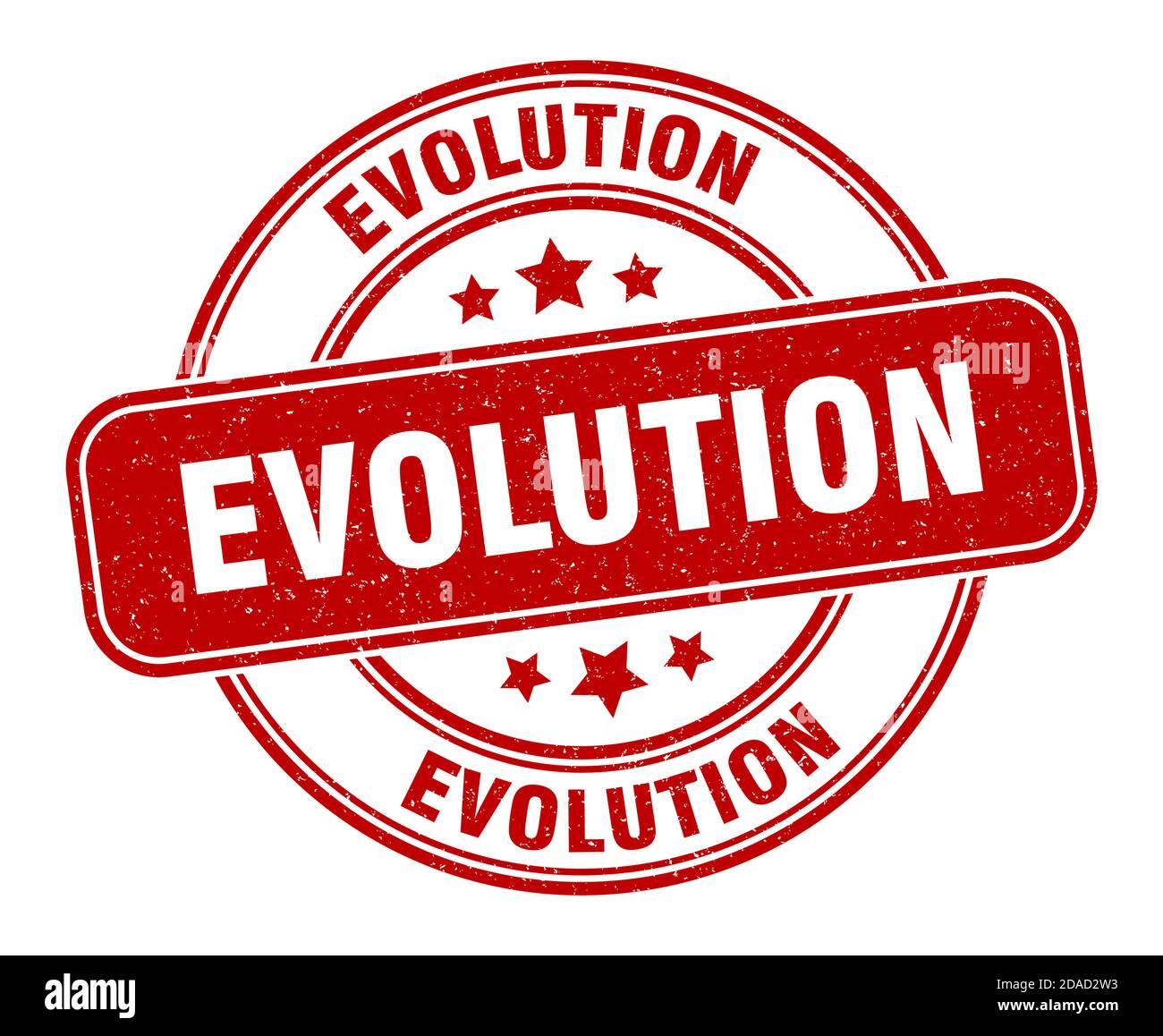 evolution stamp. evolution sign. round grunge label Stock Vector Image ...