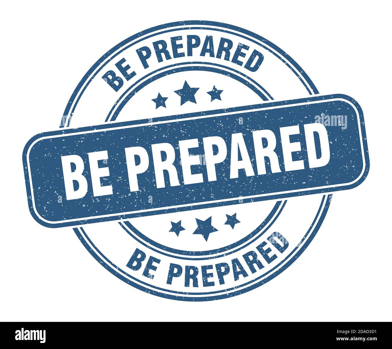 be prepared stamp. be prepared sign. round grunge label Stock Vector ...