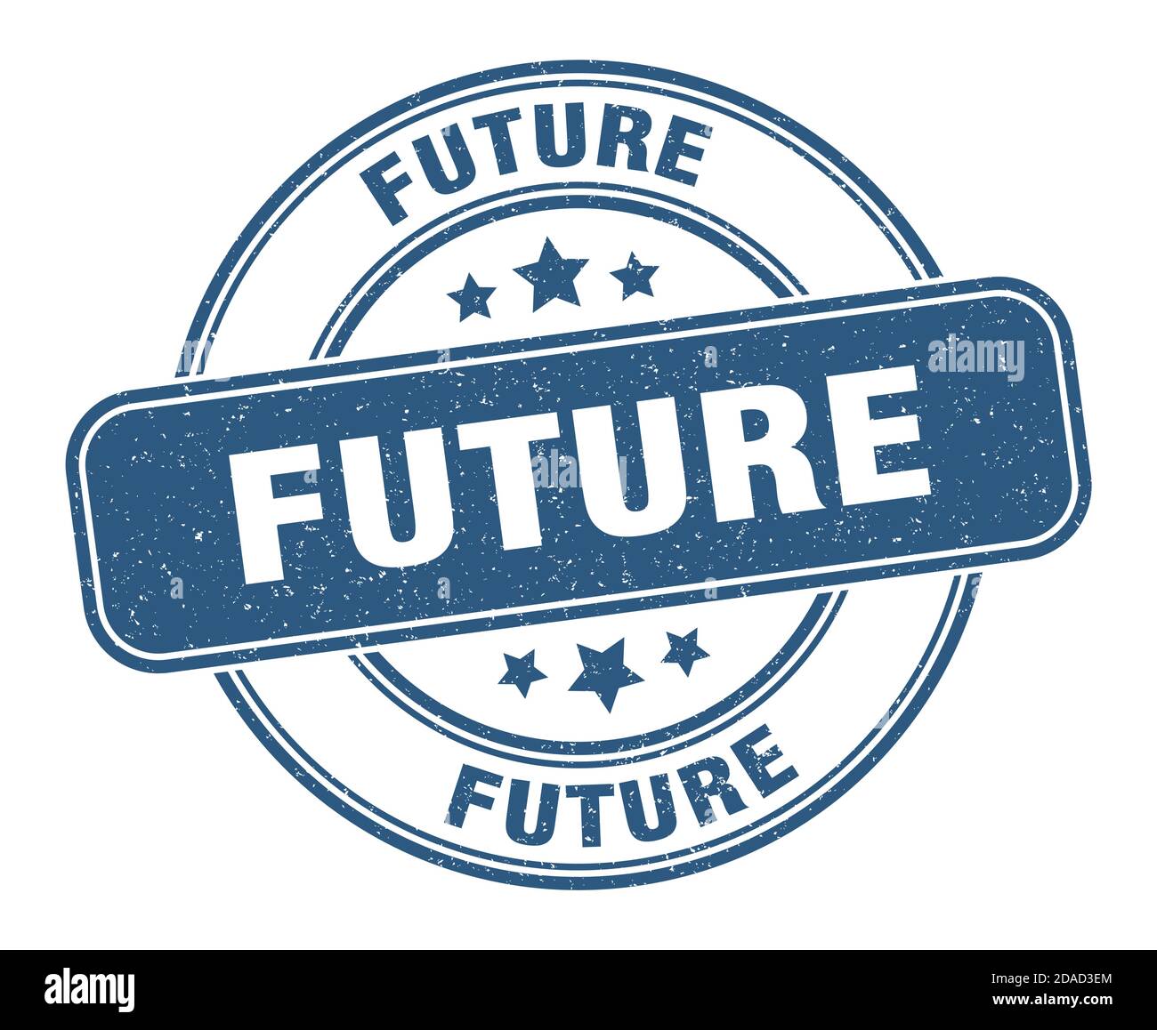 future stamp. future sign. round grunge label Stock Vector Image & Art ...