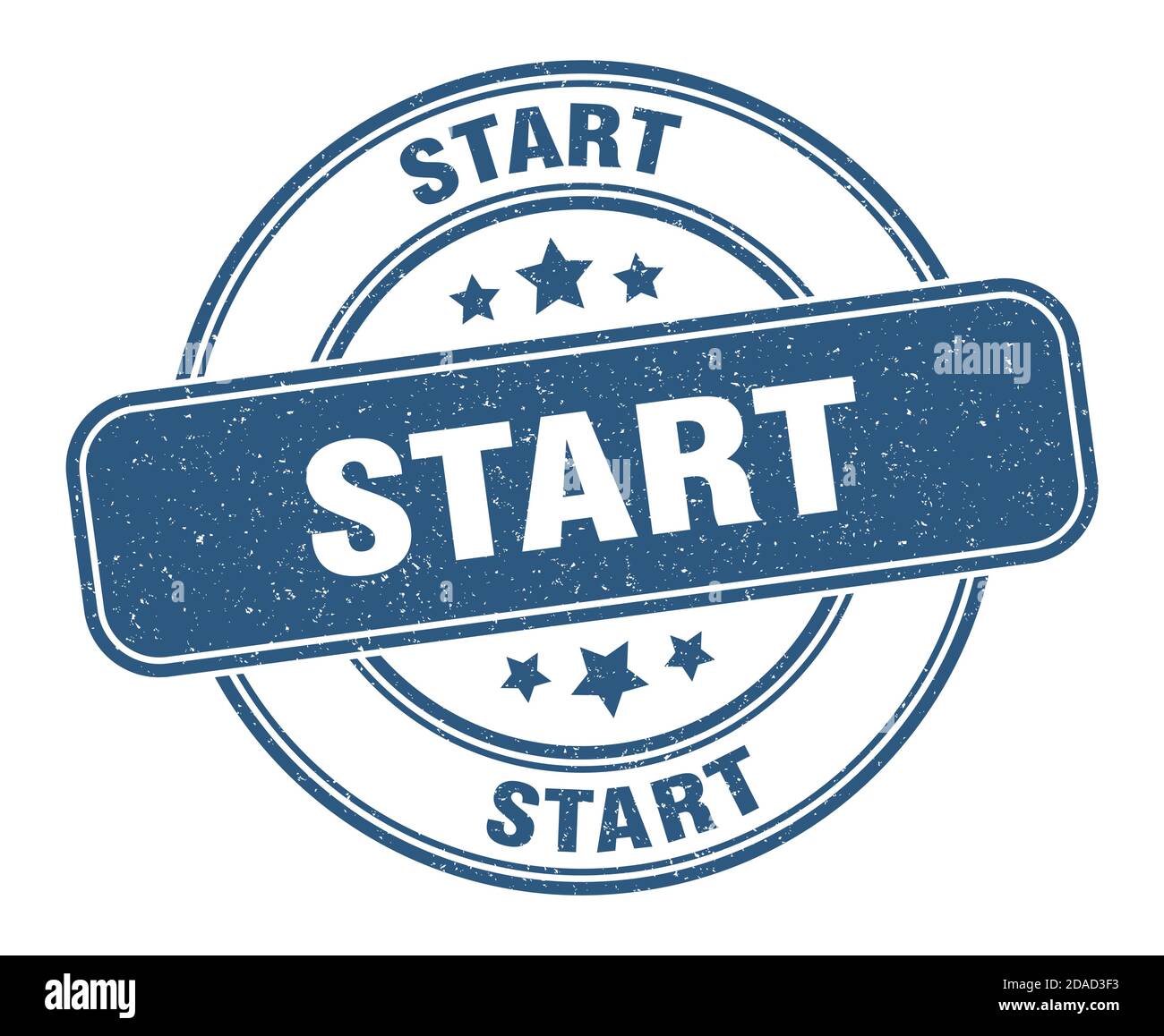 start stamp. start sign. round grunge label Stock Vector Image & Art ...